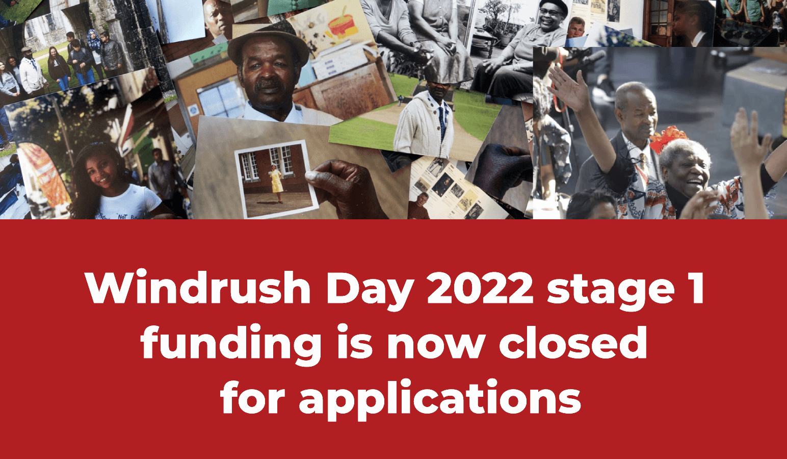 Windrush Day Funding Announcement 2022| Applications Now Open | Race ...